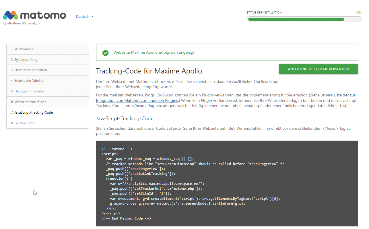 Install Matomo in just 5 minutes: quick and easy
